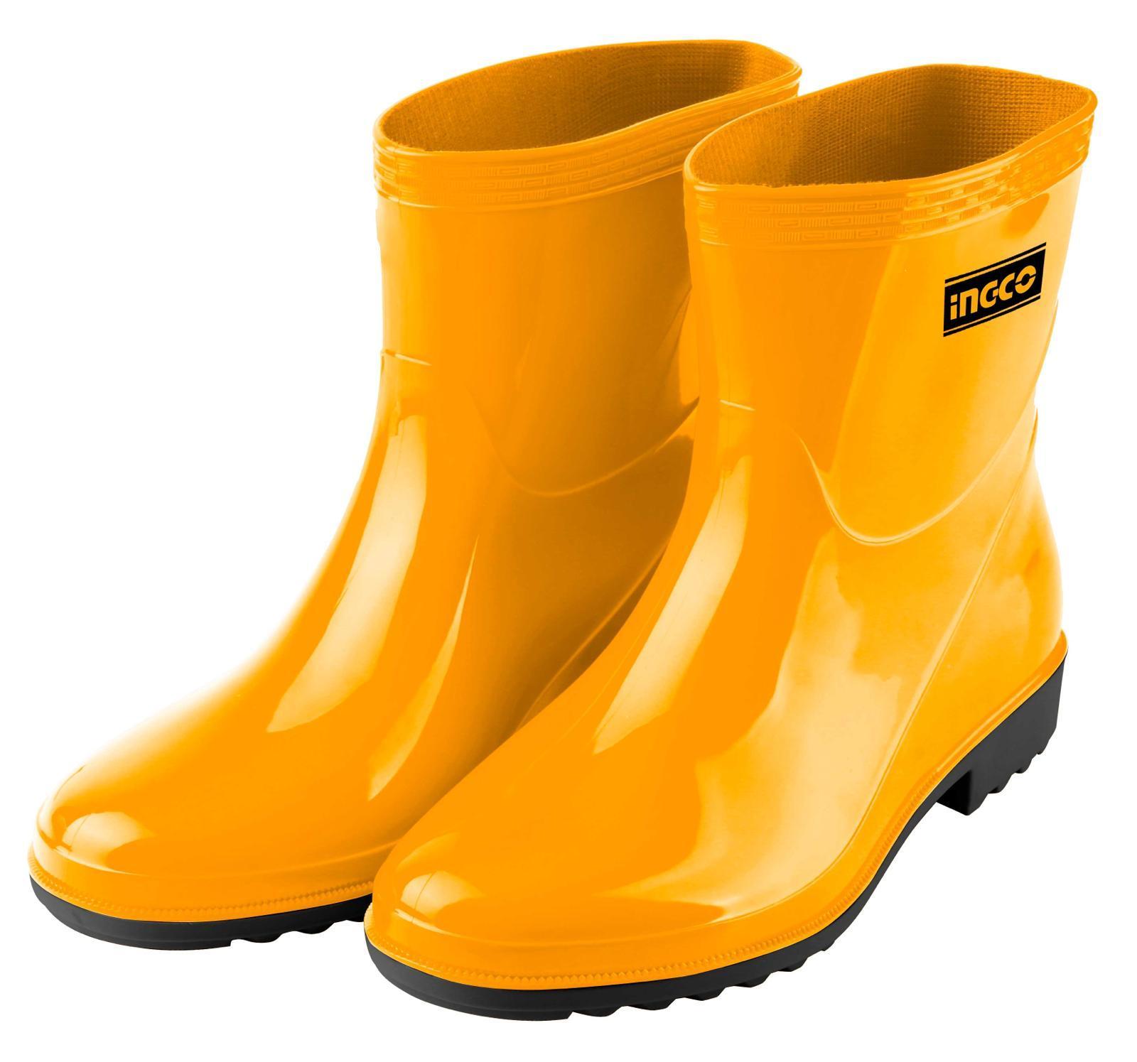 BOTAS LLUVIA CORTA AMARILLA TALLE 44 SSH102L.44 INGCO