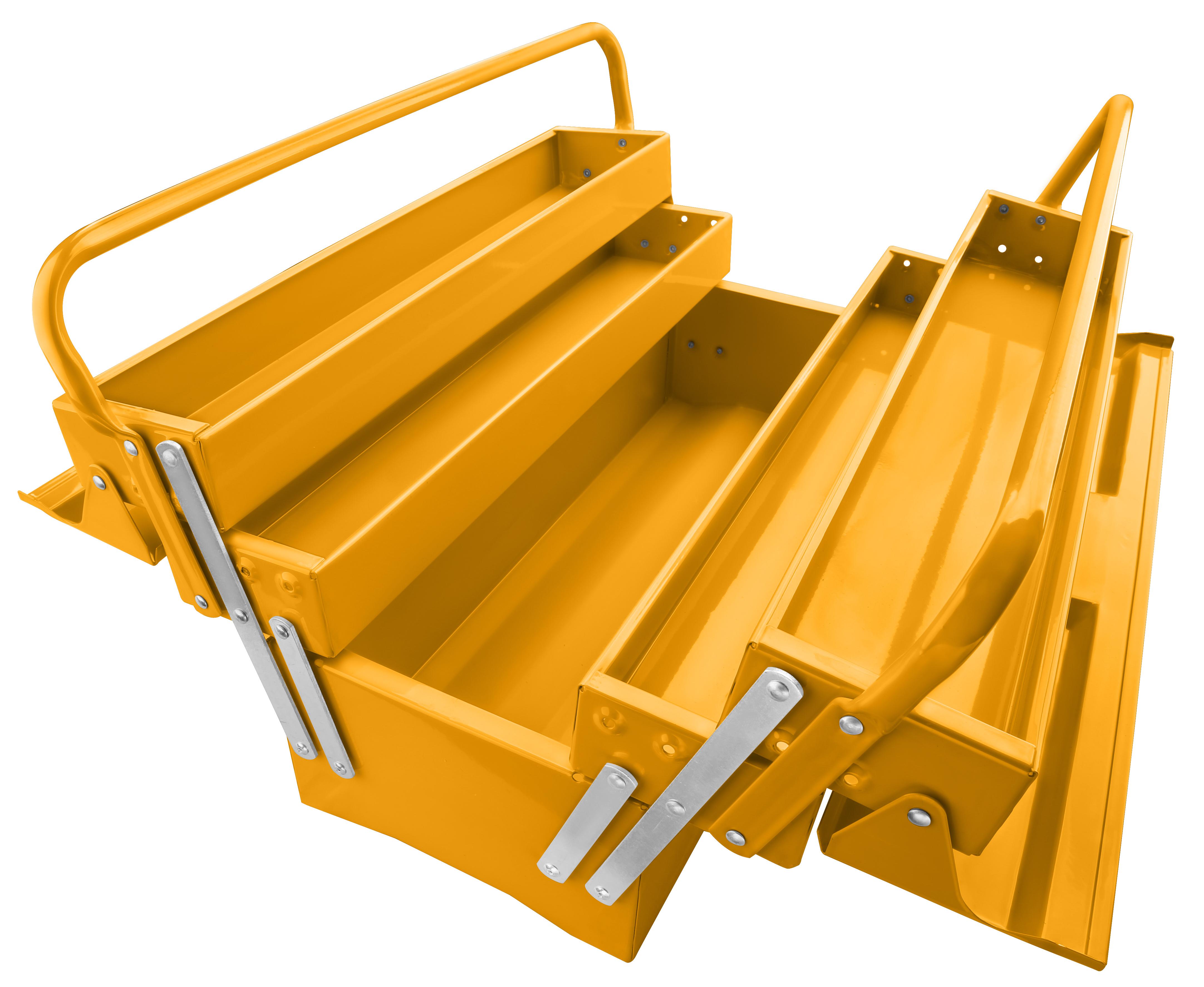 CAJA DE HERRAMIENTAS METAL 3 ESTANTES 495X200X290MM INGCO HTB02
